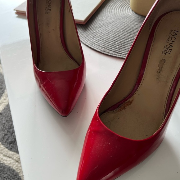 Michael Kors | Shoes | Michael Kors Red Pumps | Poshmark
